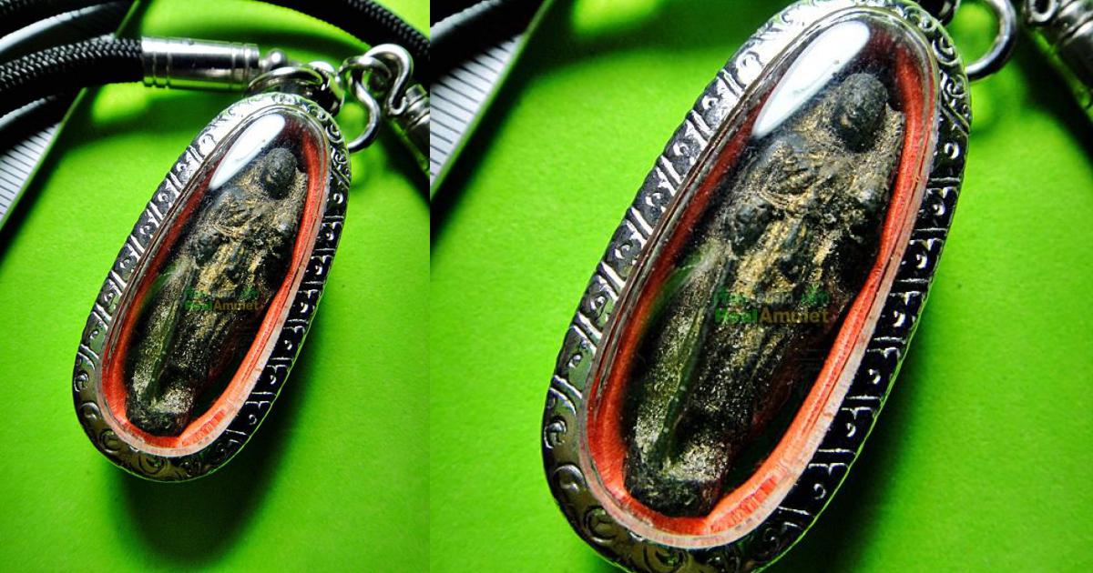 THAI AMULET LEKLAI MAGNETIC FROCE HOLY UMKLUM CAVE SIWALEE WALKING MONK ...