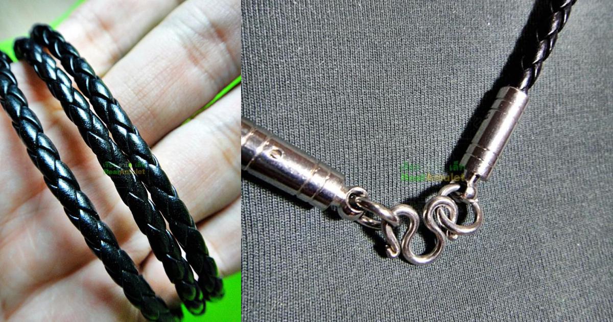 HANDMADE WEAVE NECKLACE CHAIN STRING FOR HANG WEAR THAI AMULET 1 HOOK ...