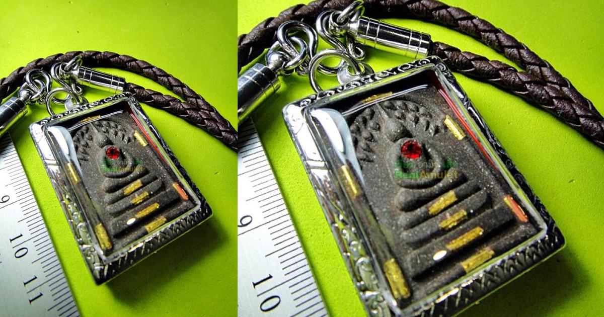 THAI REAL AMULET SOMDEJ GEMS ELEPHANT PIKANET MERCY SUCCESS LP KOON 9 ...