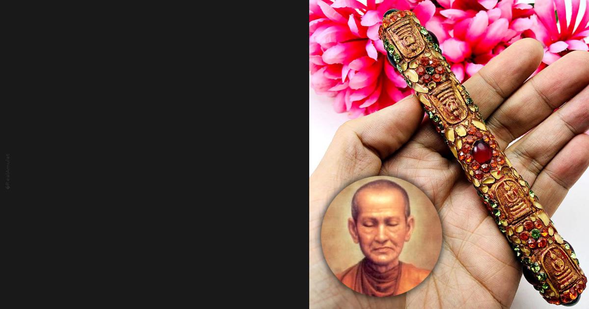 Ancient Buddha Takud Leklai Crystal Relic Watphakaew Somdej Toh Thai ...