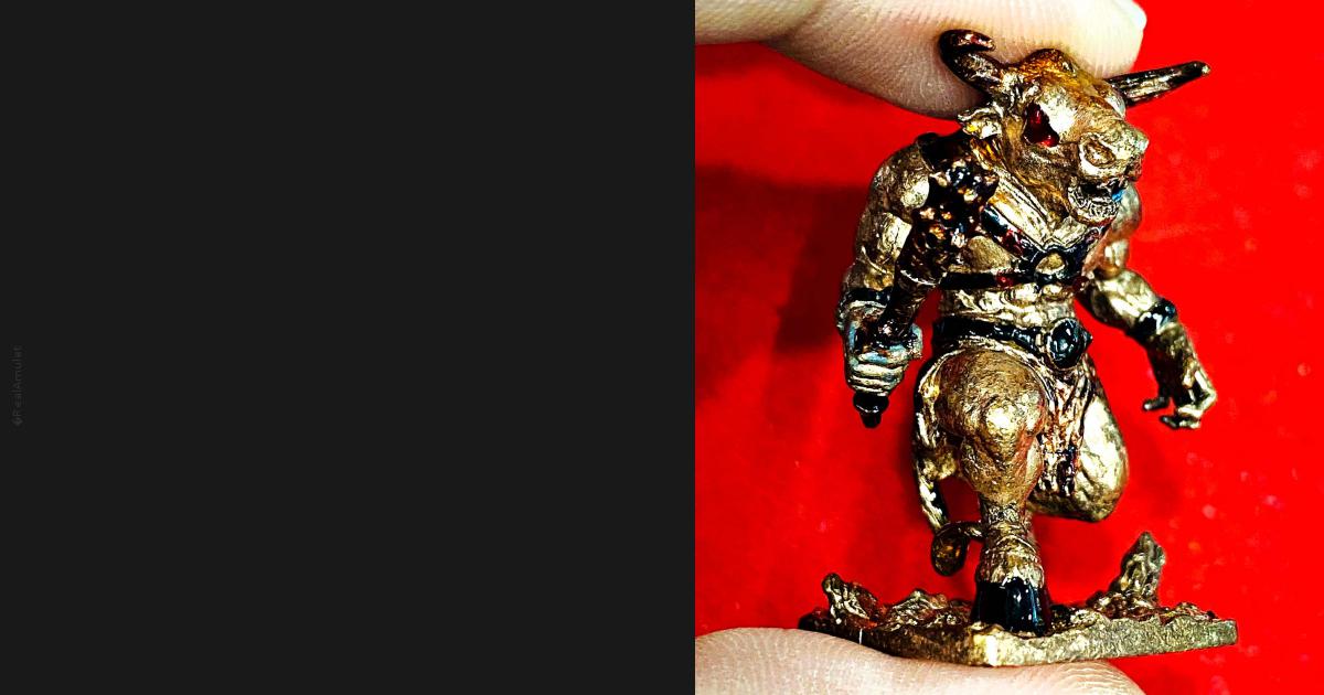 Hunpayon Bison Woatanu Minotaur Guard Protection Ngern Be2565 Thai ...