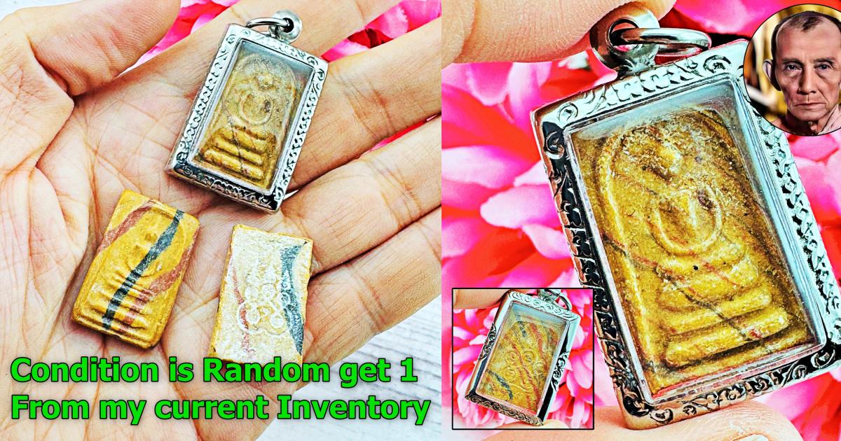 Mini Rainbow Protection Somdej Behind Star Yant Lp Kuay Be2515 Thai ...