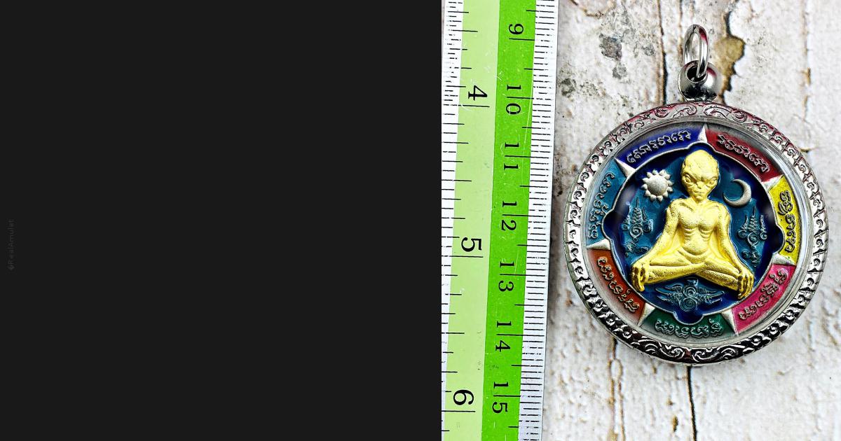 Universe Power Medal Mongkol Chakaval Alien Ufo Lp Lek Be2563 Thai ...