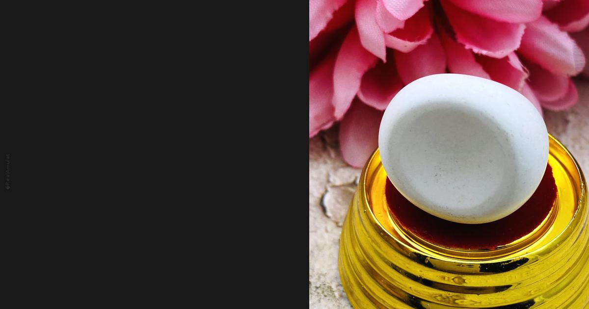 White Leklai Pearl Buddha Relic Healing Reiki Stone Meditate Thai ...