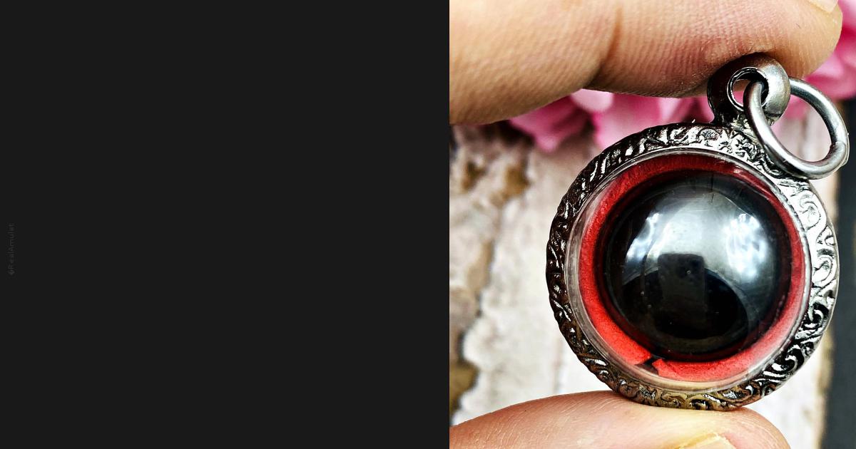 Leklai Kotpi Cave Drop Magnetic Healing Metal Invincible Black Thai ...