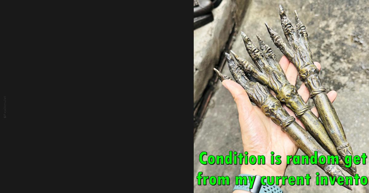 Antique Weapon Warrior Dragon Deity Scepter Wand 3head Payanak ...