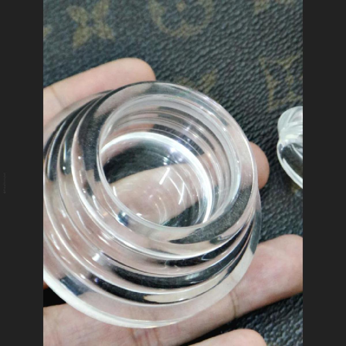 STUPA BUDDHA RELIC AMULET CASE EMPTY BOX CLEAR ACRYLIC 2 OPEN 15 CM ...