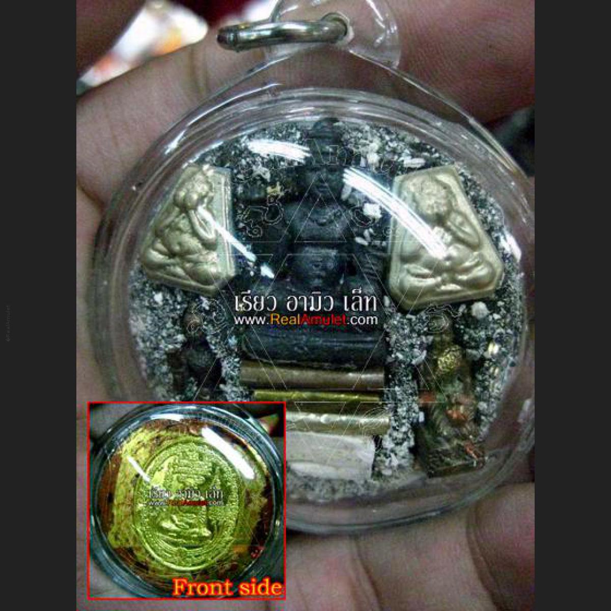 GUMAN THONG LP DAM AMULET THAI TALISMAN LUCKY REAL | RealAmulet.com™