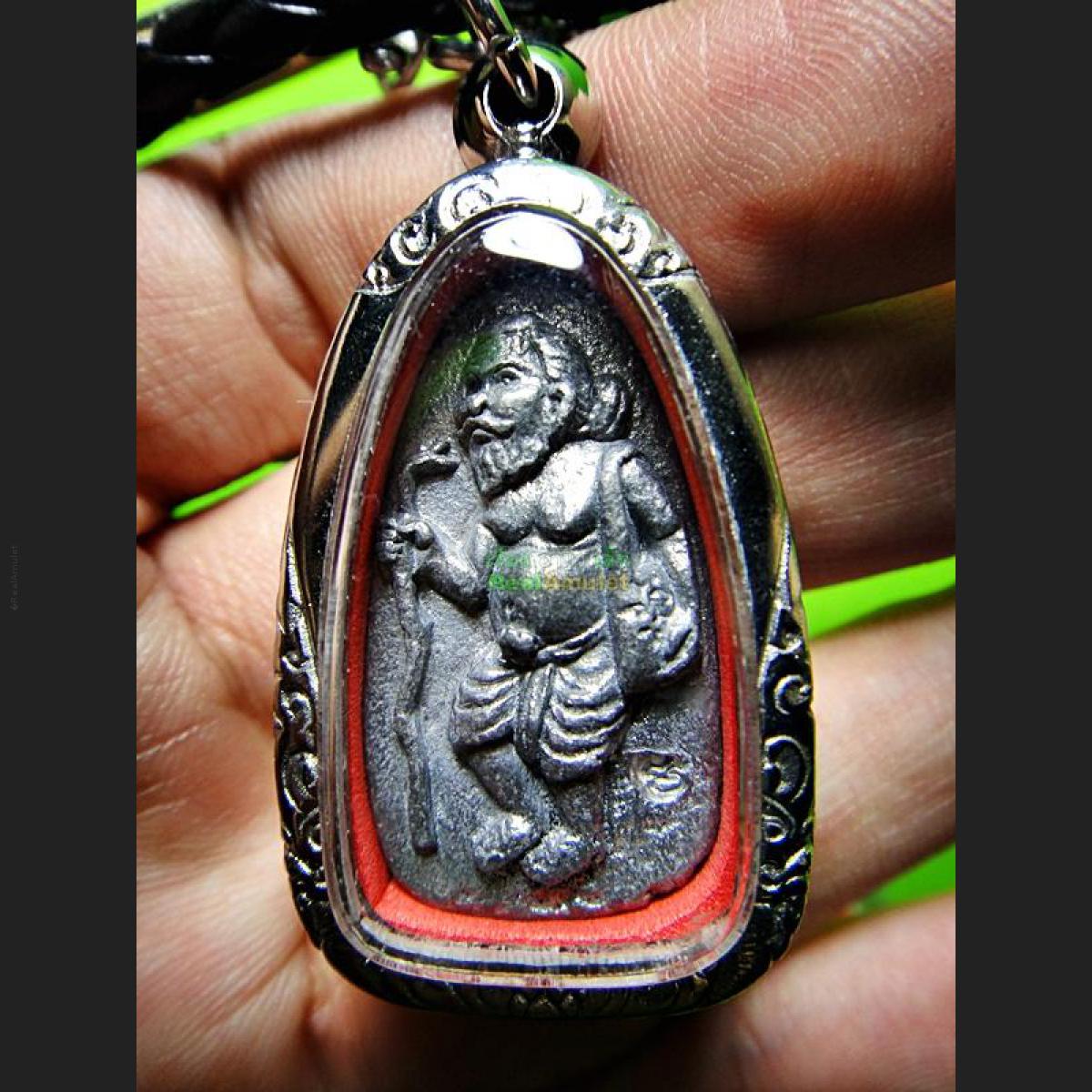 MILLIONAIRE POWER CHUCHOK RICH MAN AMULET THAI CHARM REAL LP SOMPONG ...