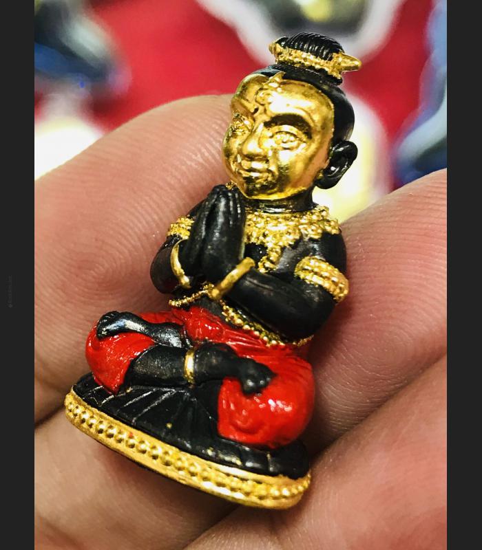RICHLY GAMBLING GOLD FACE BOY SPIRIT TALISMAN MINIATURE GUMAN SUBIN ...