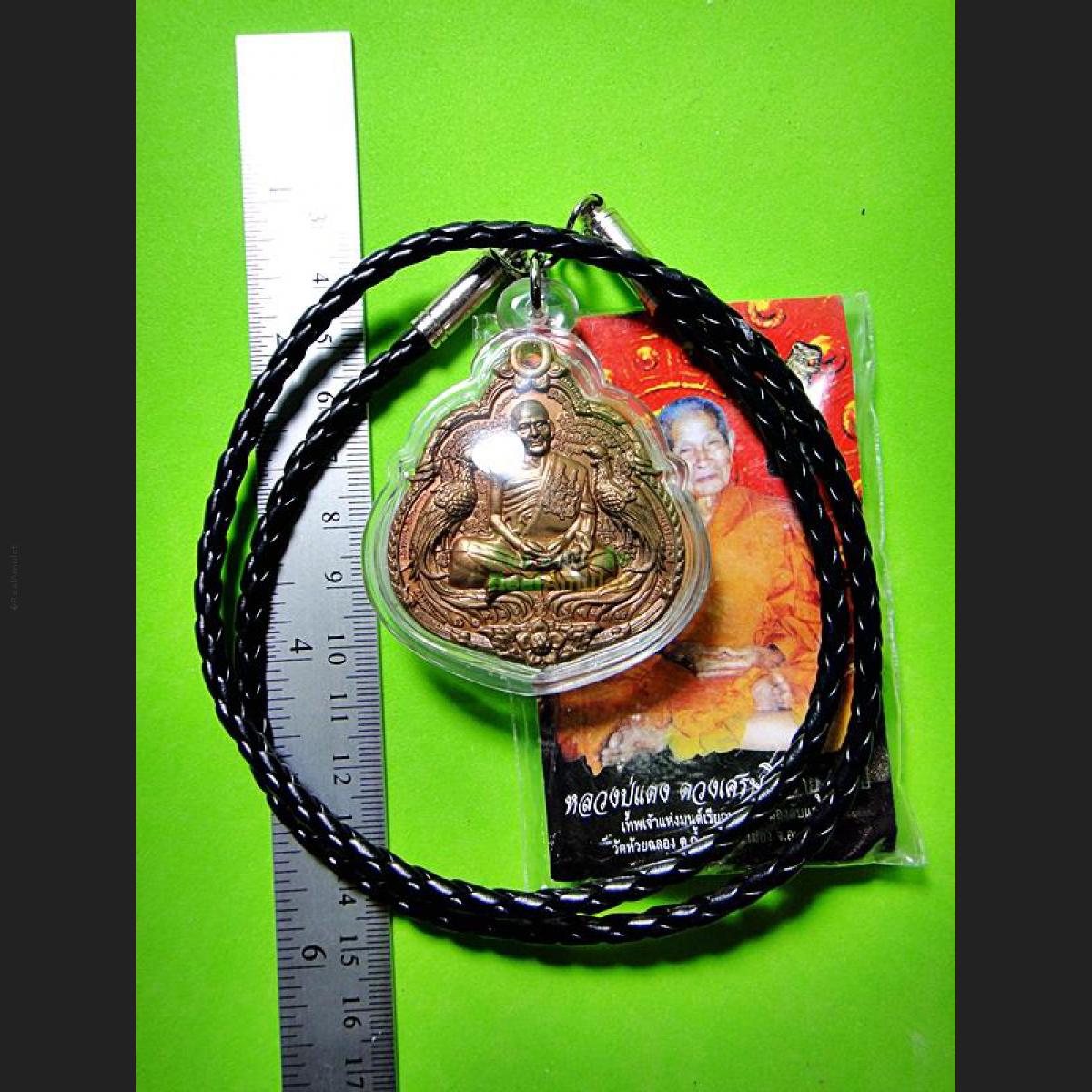 AUTHENTIC THAI AMULET HOLY FOWL CHICKEN PENDANT MEDAL RICH POWER LP ...