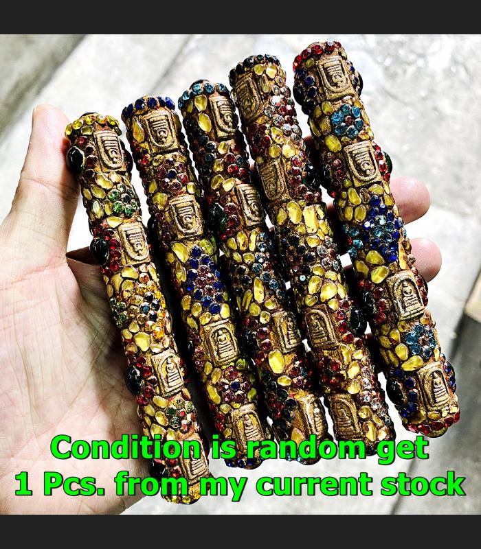 Ancient Buddha Takud Leklai Crystal Relic Watphakaew Somdej Toh Thai ...