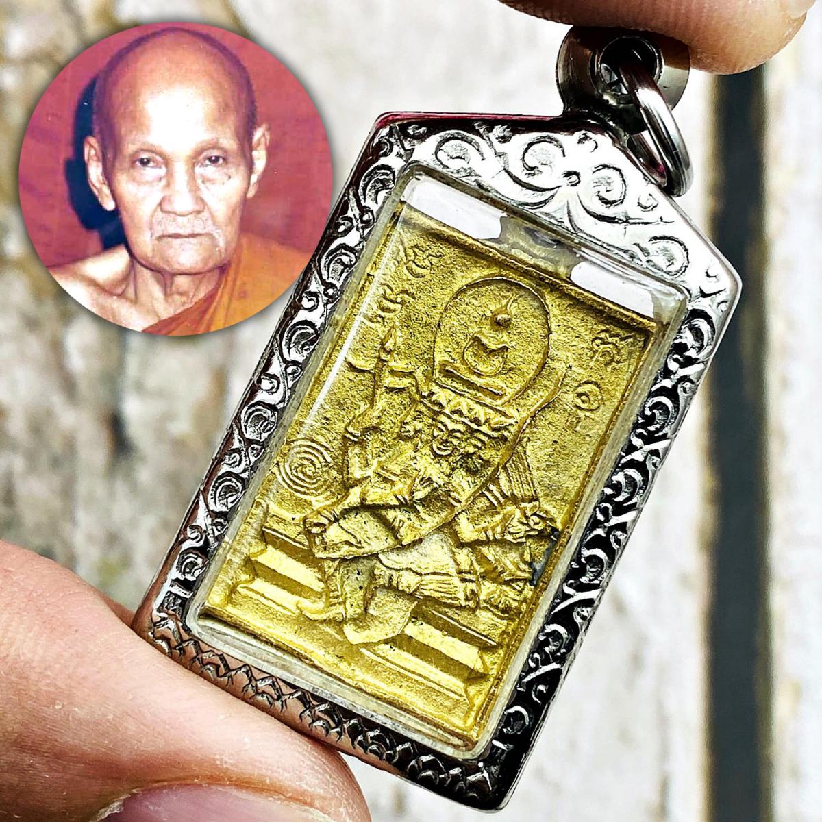 Metal Buddha Over Phom 4 Face Fortune Lp Doo Watsakae Be2522 Thai ...