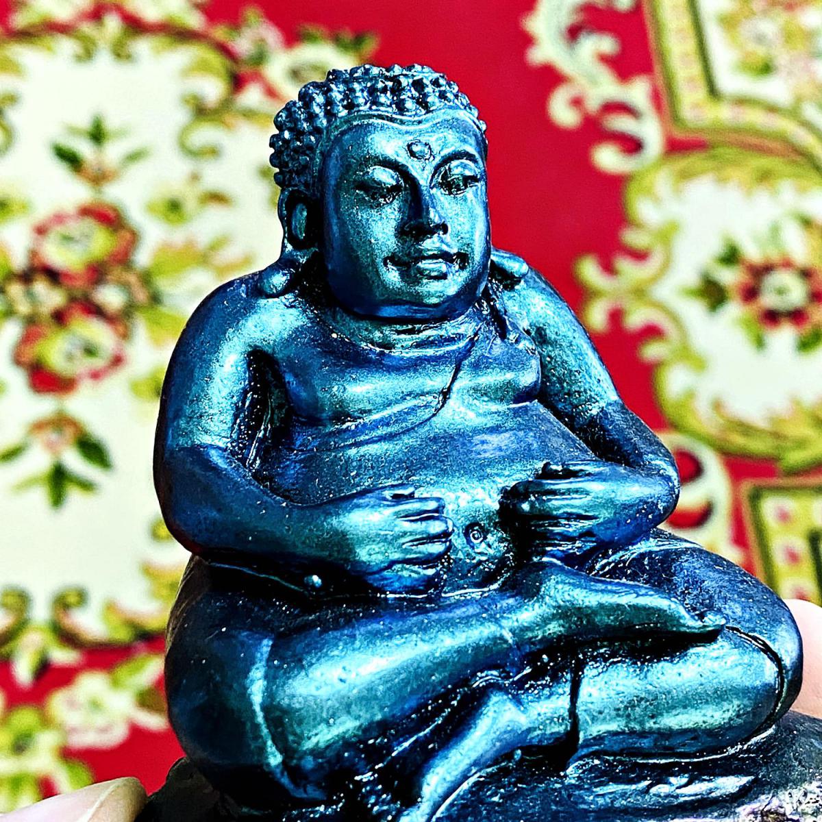 Sankajai Happy Buddha Statue Leklai Money Rich Rainbow Somporn Thai ...