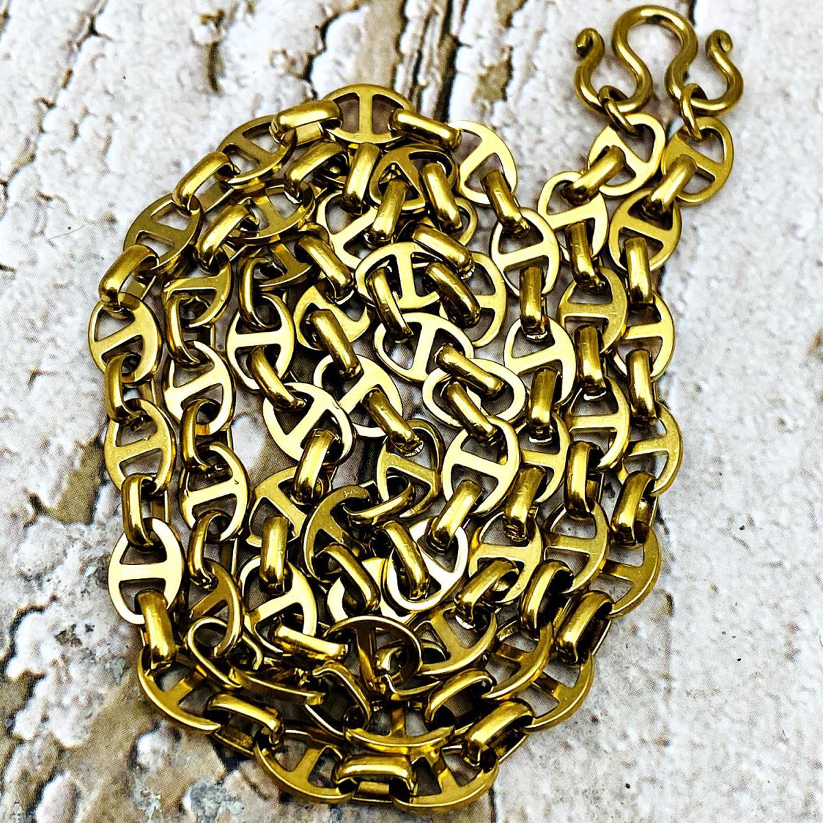 Necklace Stainless Gold Laser Cd Dc Chain Multi Hook Wearing Thai ...