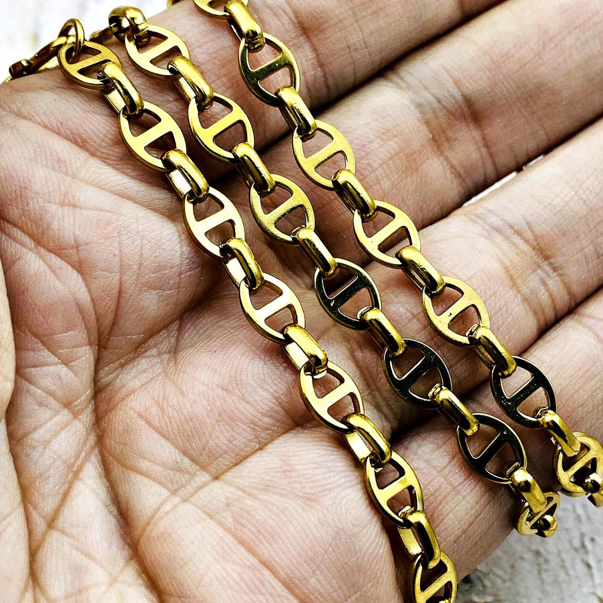 Necklace Stainless Gold Laser Cd Dc Chain Multi Hook Wearing Thai ...