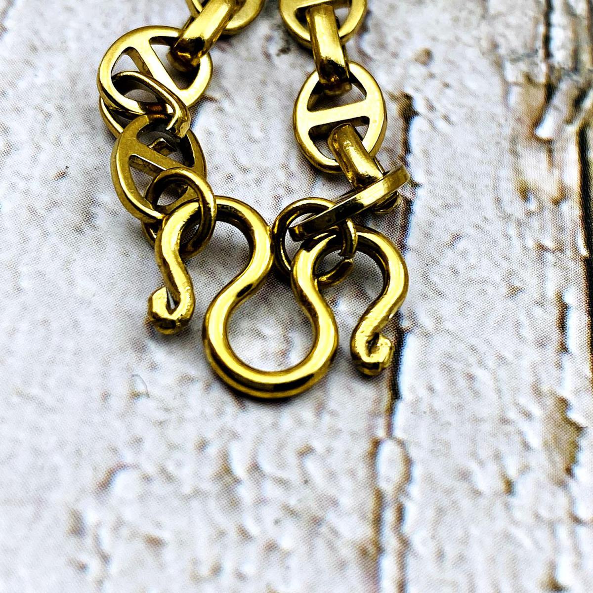 Necklace Stainless Gold Laser Cd Dc Chain Multi Hook Wearing Thai ...