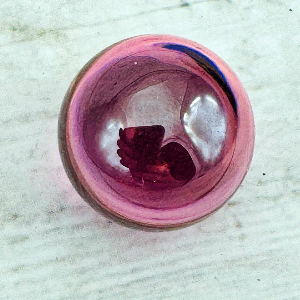 Naga Eye Leklai Magic Lucky Soulmate Love Stone Ball Pink Rose Thai ...